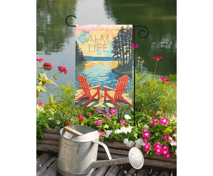 The Calm Life Garden Flag – Durbin Farms Market