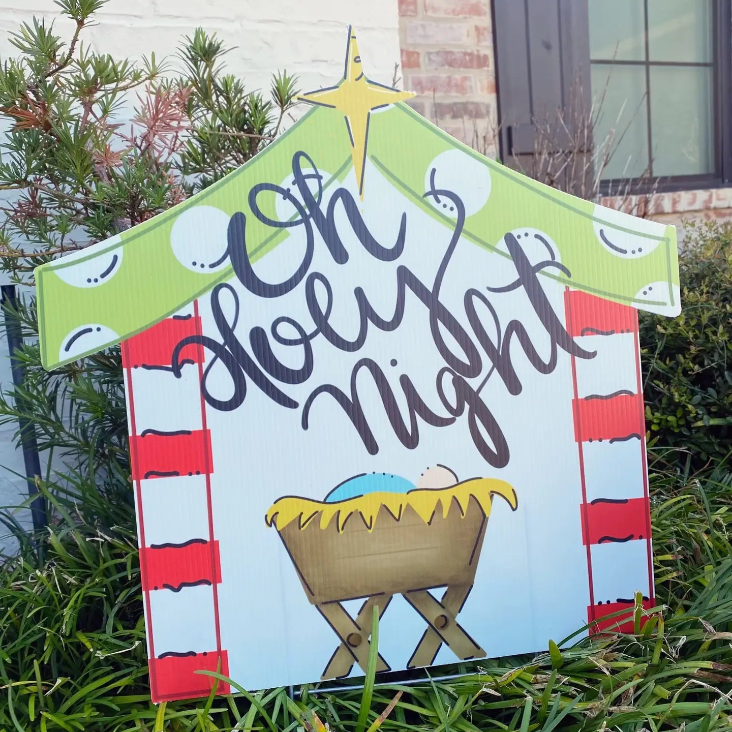 Oh Holy Night Yard Sign – Durbin Farms Market
