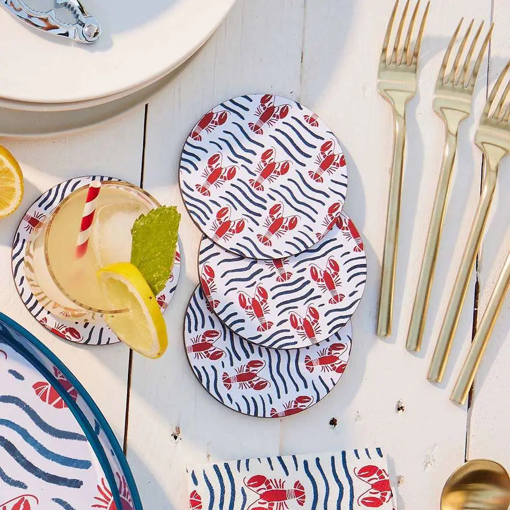 Lobster Waves Coasters – Durbin Farms Market