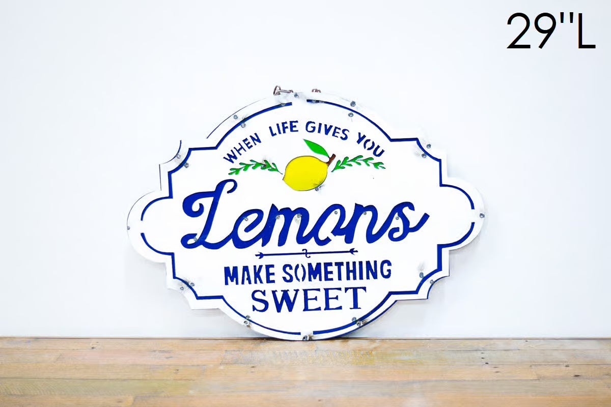 Lemons Make Something Sweet Sign – Durbin Farms Market