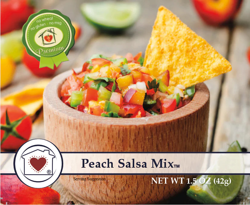 Peach Salsa Dip Mix – Durbin Farms Market
